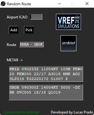 Random Route Generator 2.0 for Microsoft Flight Simulator | MSFS