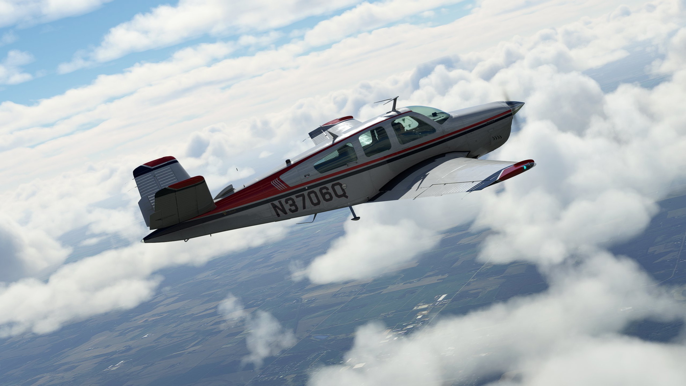 Red and Blue livery for Carenado/Microsoft Bonanza V35B for Microsoft ...