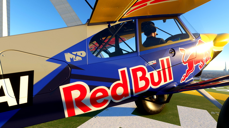 RED BULL DUBAI FOR CubCrafter X-cub for Microsoft Flight Simulator | MSFS