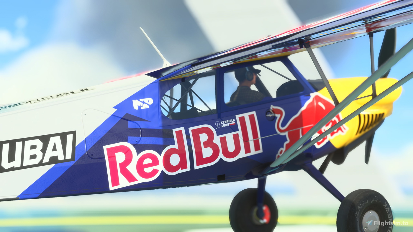 Red Bull Dubai MESH LIVERY pour Microsoft Flight Simulator | MSFS