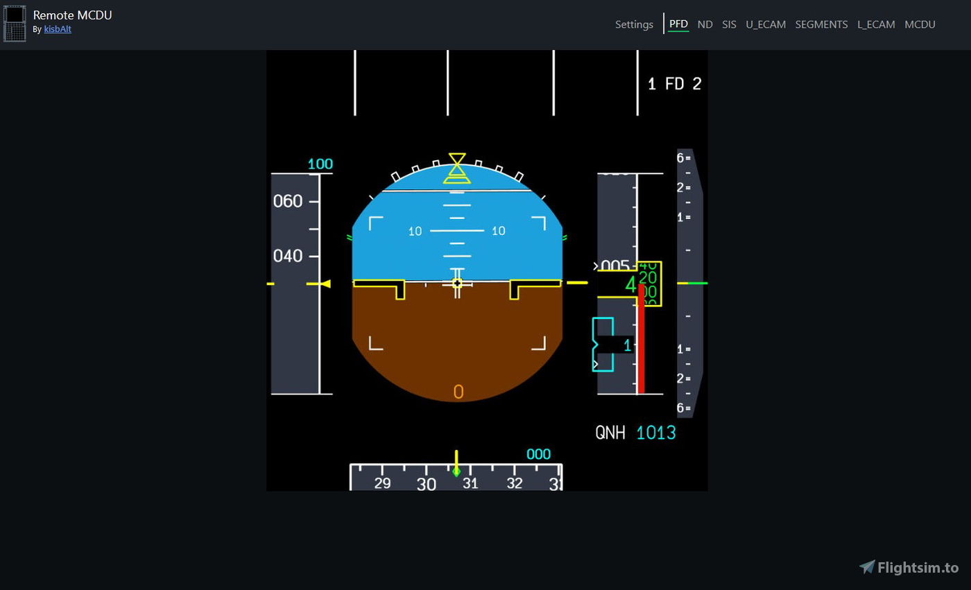 Remote MCDU for the Fenix A320 for Microsoft Flight Simulator | MSFS