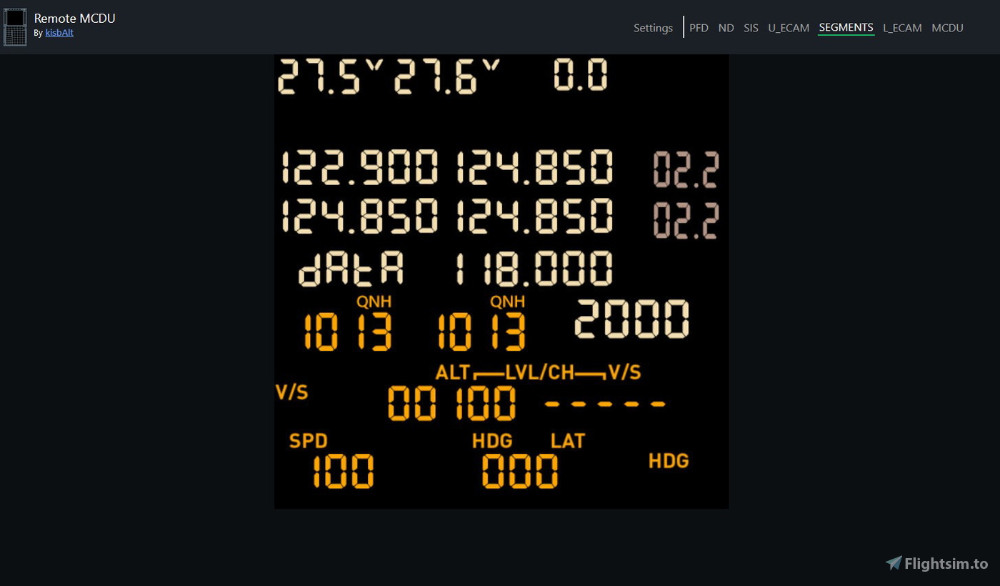 Remote MCDU for the Fenix A320 for Microsoft Flight Simulator | MSFS