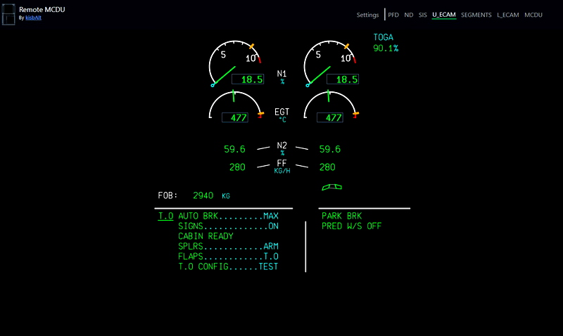 Remote MCDU for the Fenix A320 for Microsoft Flight Simulator | MSFS