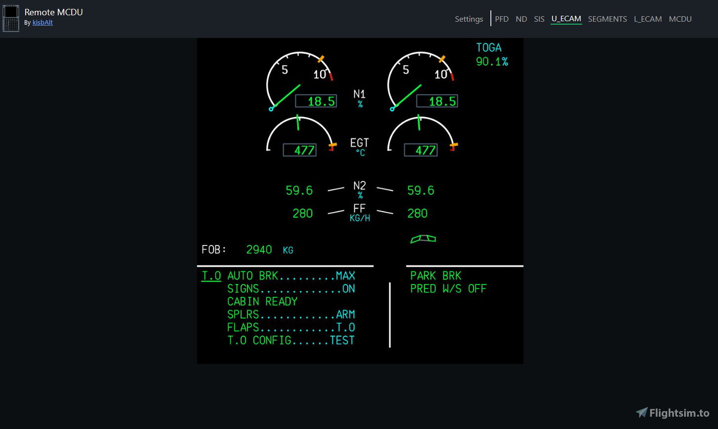 Remote MCDU for the Fenix A320 for Microsoft Flight Simulator | MSFS