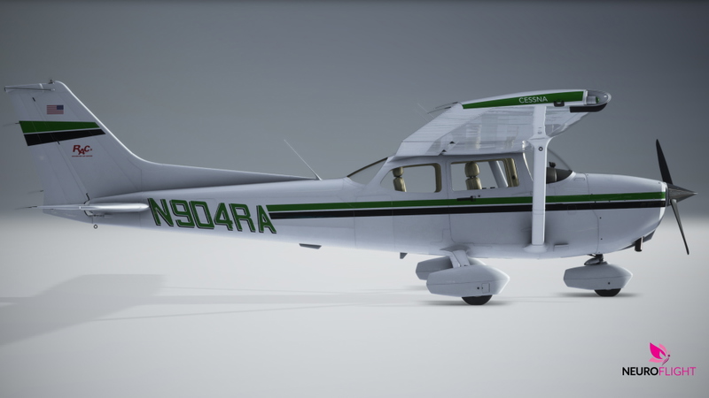 ROCHESTER AIR CENTER livery for Asobo Cessna 172 Classic version ...
