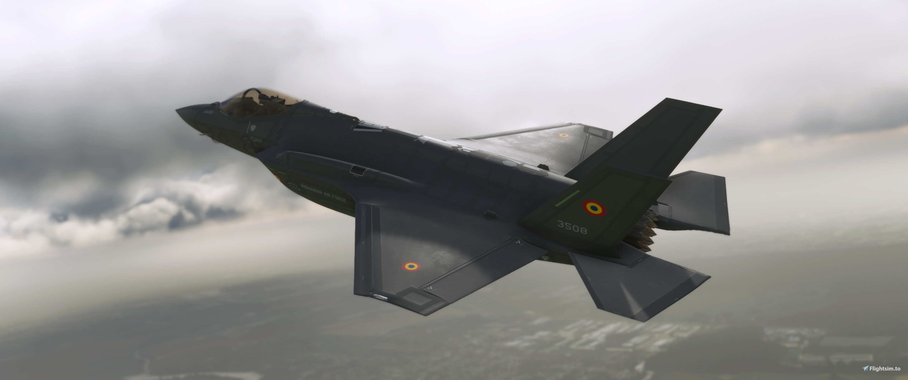 Romanian Air Force F-35A 3508 » Microsoft Flight Simulator