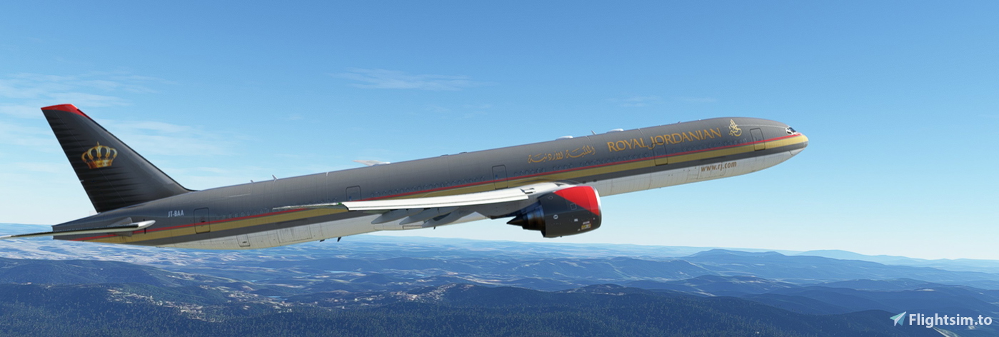 ROYAL JORDANIAN JT-BAA for Microsoft Flight Simulator | MSFS
