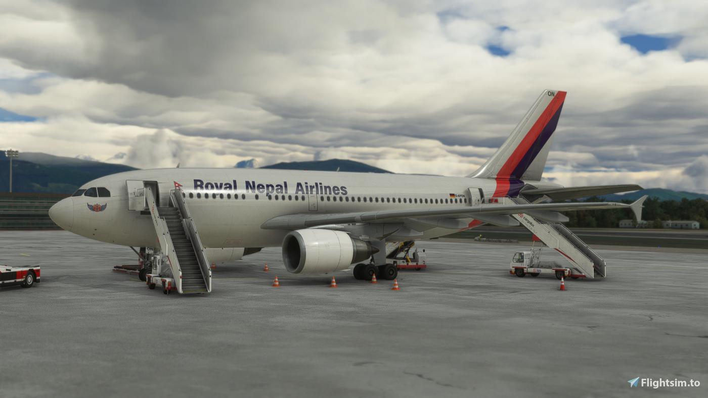 Royal Nepal Airlines (D-APON)-INIBUILDS A310 voor Microsoft Flight ...