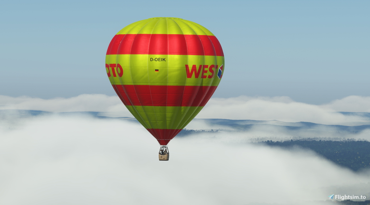 HPG Hot Air Balloon Repaint Livery: West Lotto for Microsoft Flight ...
