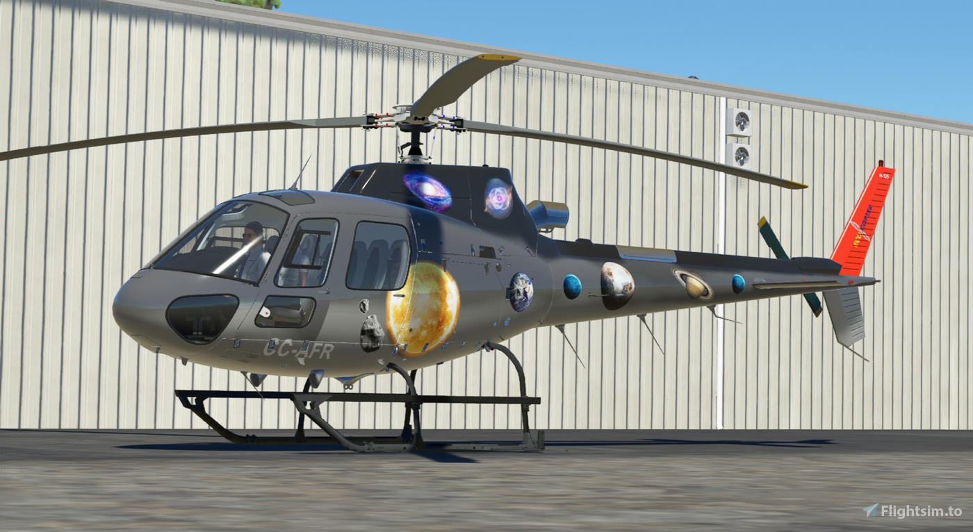 RSP Airbus H-125 Ecocopter CC-AFR for Microsoft Flight Simulator | MSFS