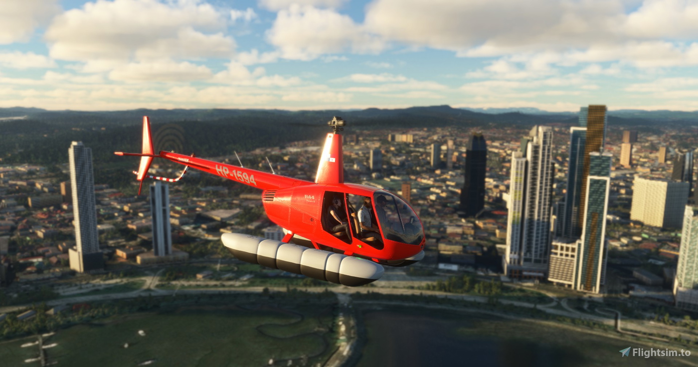 RSP Robinson R44 Raven II HP-1594 for Microsoft Flight Simulator | MSFS
