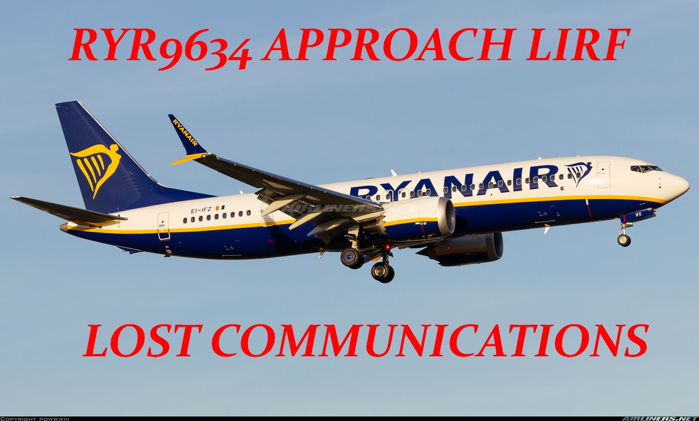 FR9634 LANDING TO LIRF REAL ATC for Microsoft Flight Simulator | MSFS