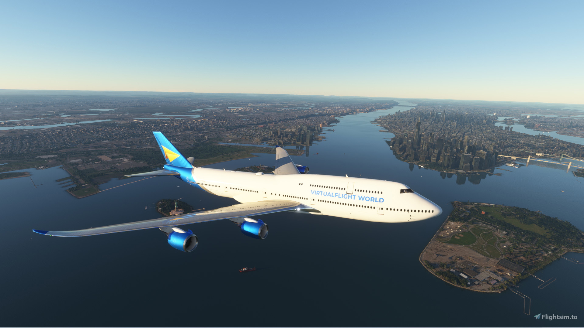 Salty B747-8i - VirtualFlight World Livery » Microsoft Flight Simulator