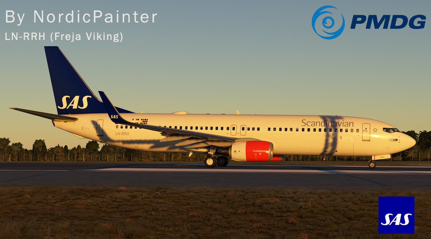 SAS B737-800 LN-RRH (Freja Viking) for Microsoft Flight Simulator | MSFS