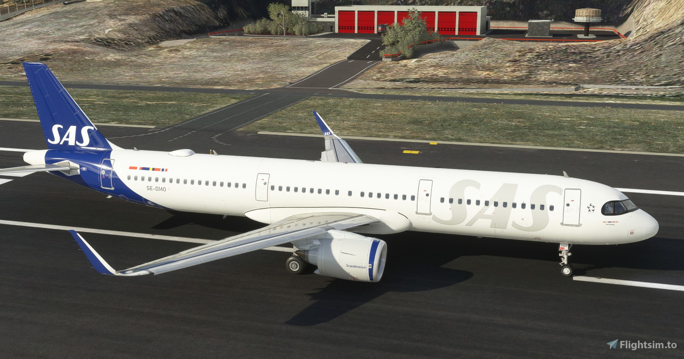 SAS / Scandinavian Airlines "SE-DMO" "Jarl Viking" LatinVFR A321 Neo LR ...