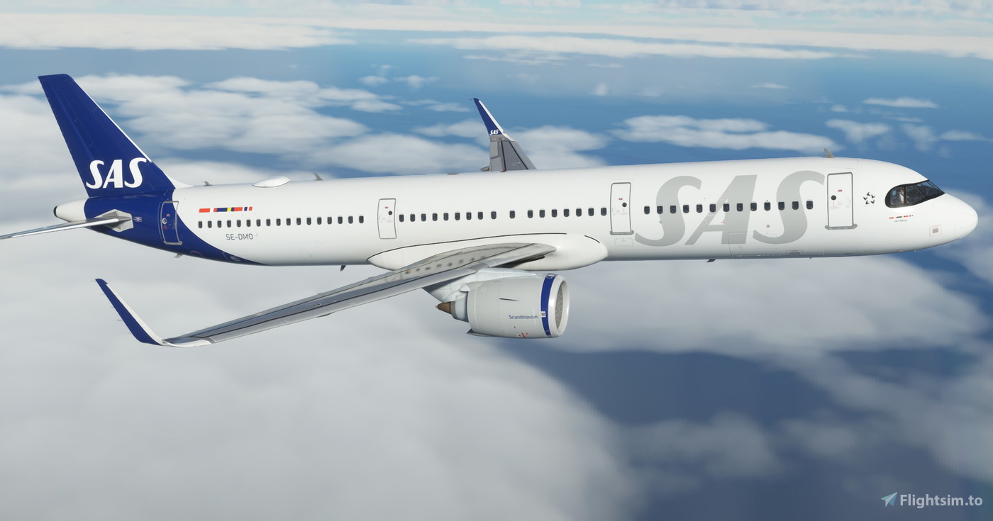 SAS / Scandinavian Airlines "SE-DMO" "Jarl Viking" LatinVFR A321 Neo LR ...