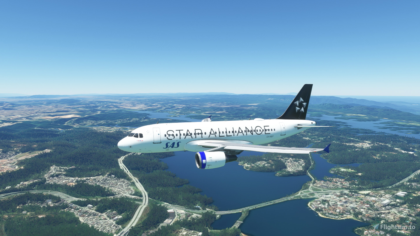 SAS STAR ALLIANCE A319CEO 8K for Microsoft Flight Simulator | MSFS