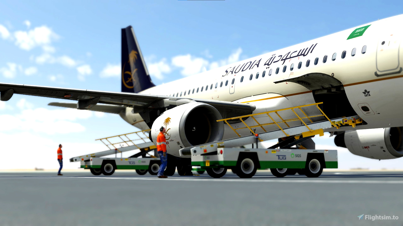 Saudi Ground Services (SGS) livery's For GSX ground services pour ...