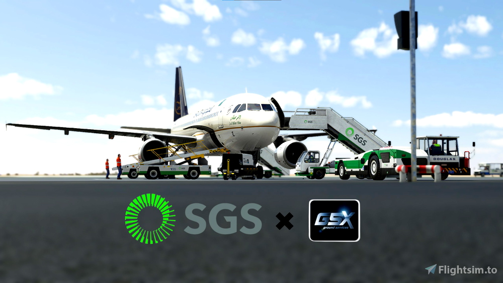 Saudi Ground Services (SGS) livery's For GSX ground services for ...