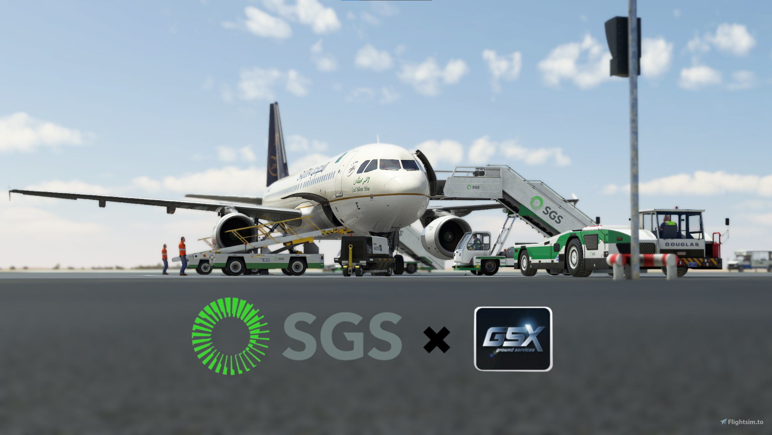Saudi Ground Services (SGS) livery's For GSX ground services ...