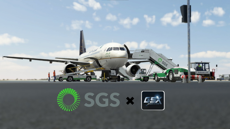 Saudi Ground Services (SGS) livery's For GSX ground services for ...