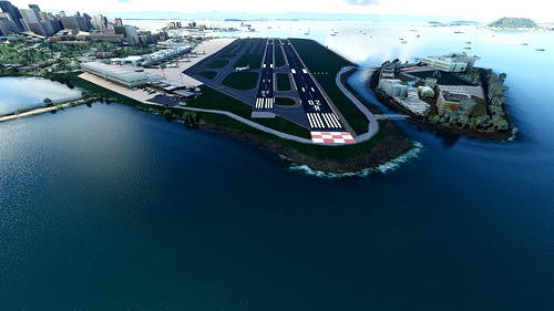 SBRJ - Rio de Janeiro Santos Dumont Airport + Area for Microsoft Flight Simulator | MSFS