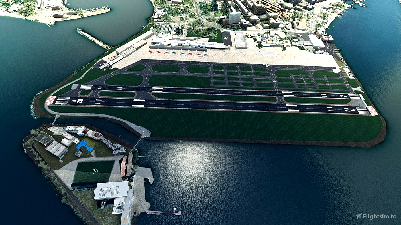 SBRJ - Rio de Janeiro Santos Dumont Airport + Area for Microsoft Flight Simulator | MSFS