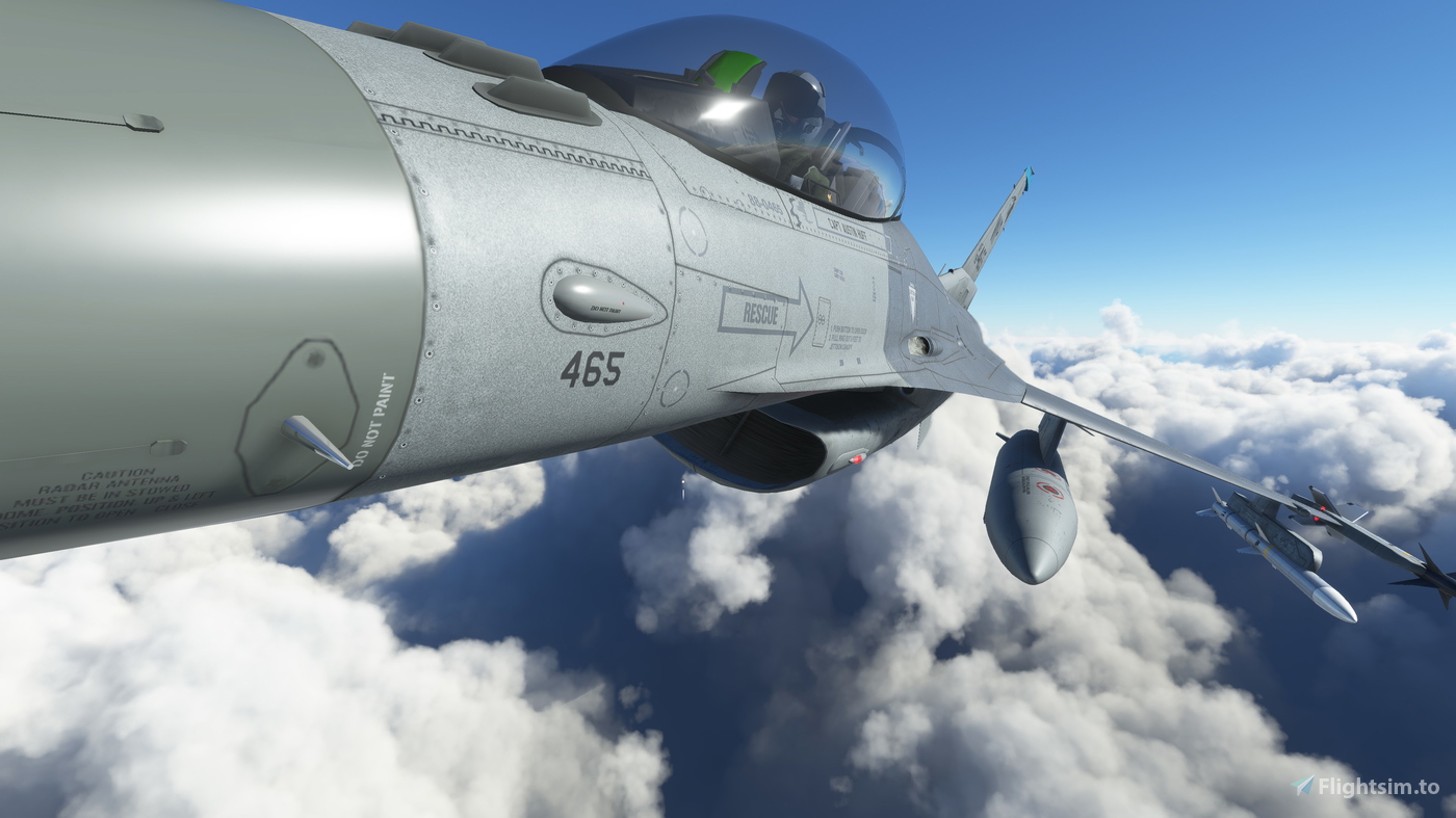 SC Designs F-16 PACAF 35th FS - Pantons for Microsoft Flight Simulator | MSFS