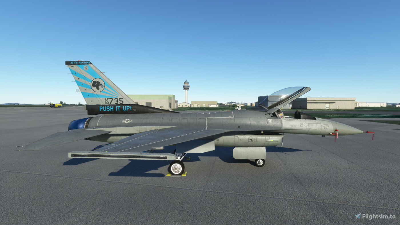 SC Designs F-16 PACAF 35th FS - Pantons for Microsoft Flight Simulator | MSFS