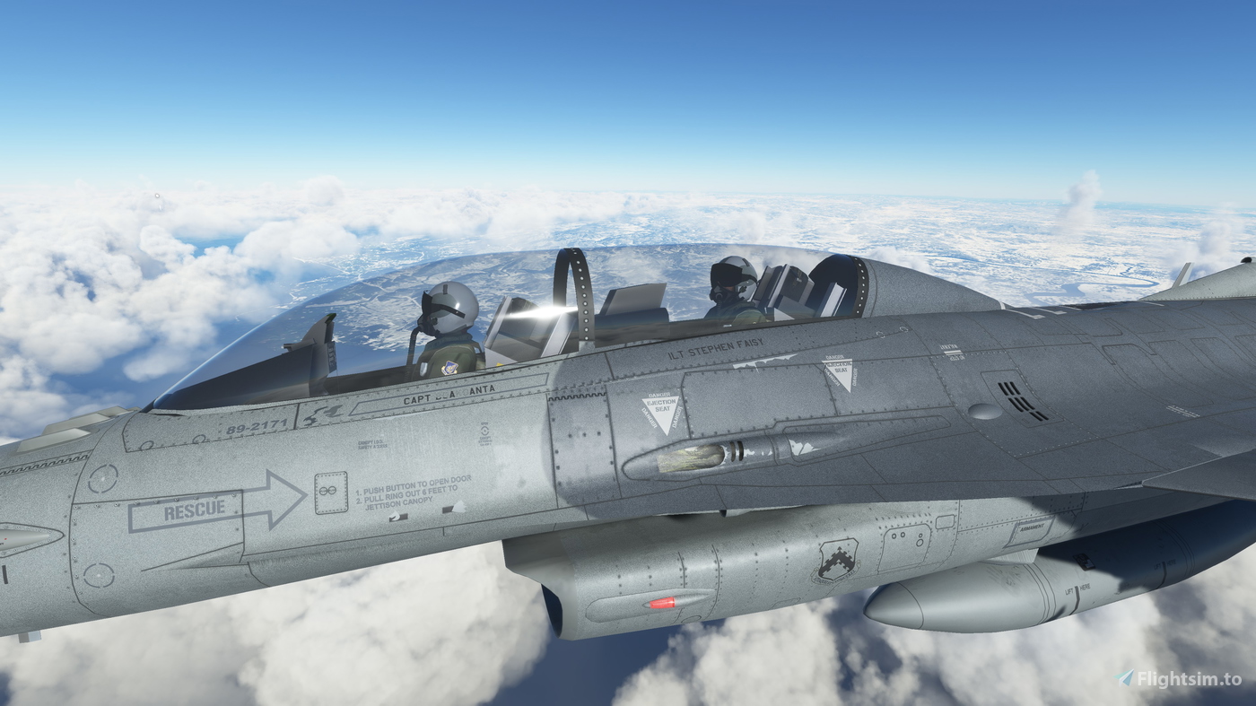 SC Designs F-16 PACAF 35th FS - Pantons for Microsoft Flight Simulator | MSFS