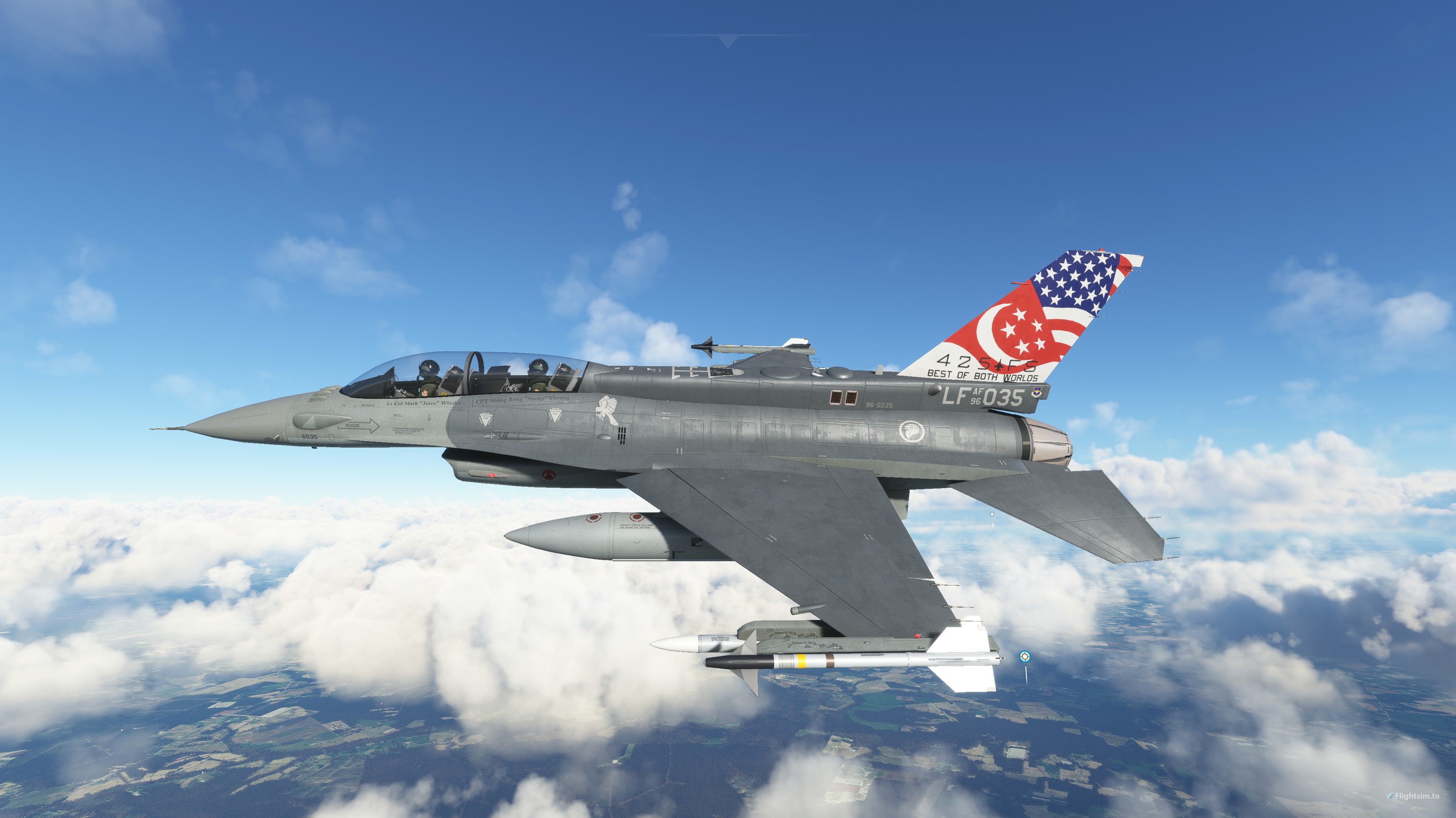 SC Designs F-16 USAF 425th FS - Black Widows for Microsoft Flight ...