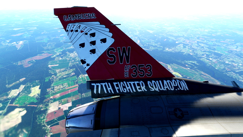 SC Designs F-16 USAF 77th FS - Gamblers for Microsoft Flight Simulator ...