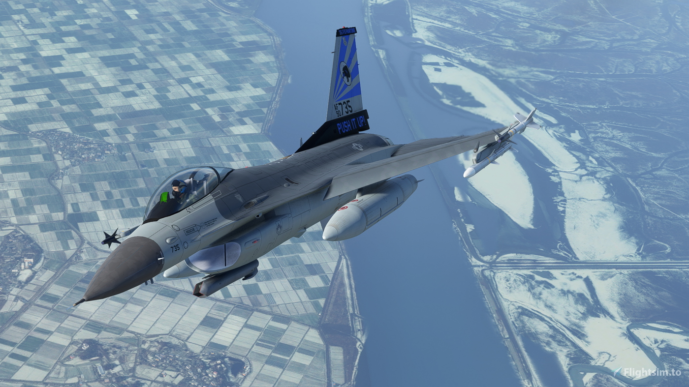 SC Designs – F–16C 90-0735 BLK 40, 35th FS HERITAGE JET for Microsoft ...