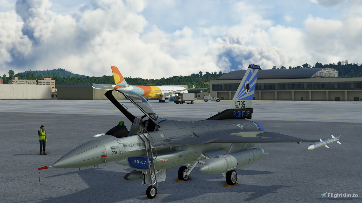 SC Designs – F–16C 90-0735 BLK 40, 35th FS HERITAGE JET for Microsoft ...