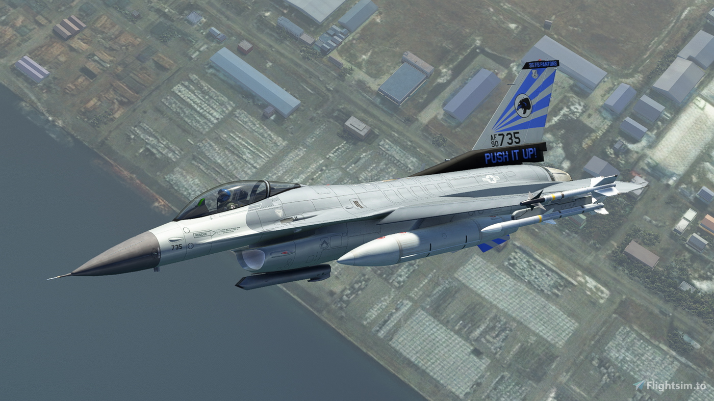 SC Designs – F–16C 90-0735 BLK 40, 35th FS HERITAGE JET for Microsoft ...