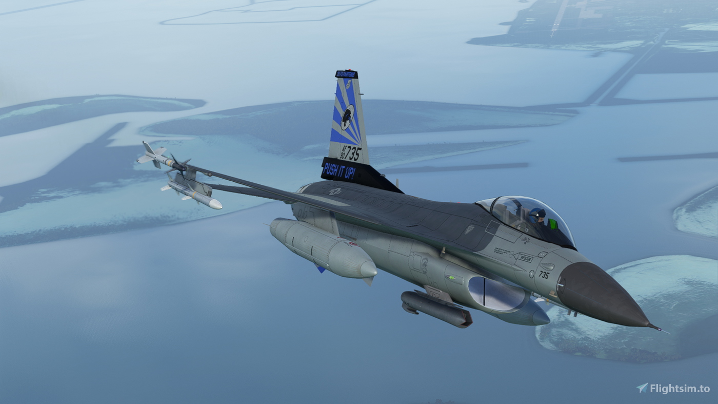 SC Designs – F–16C 90-0735 BLK 40, 35th FS HERITAGE JET for Microsoft ...