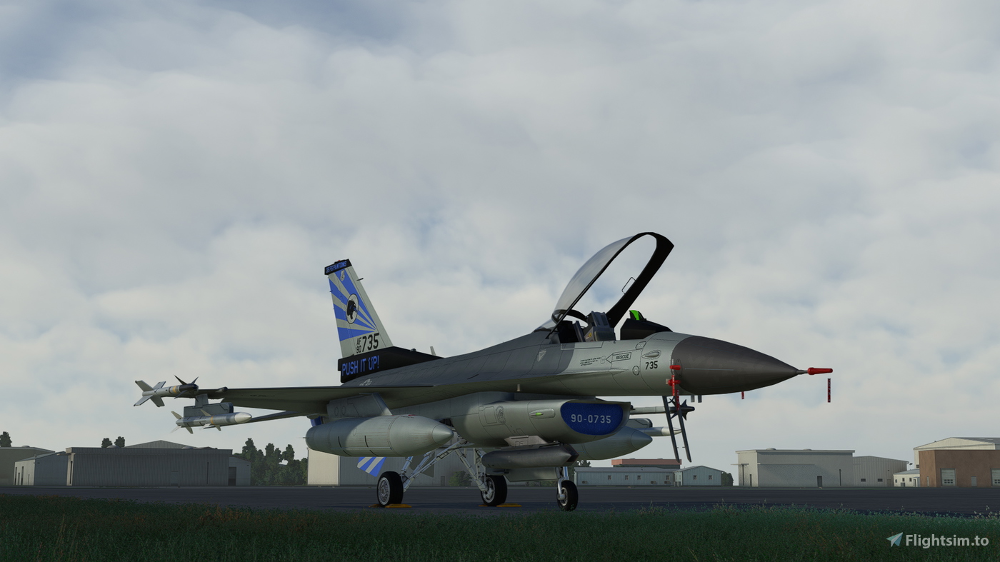 SC Designs – F–16C 90-0735 BLK 40, 35th FS HERITAGE JET for Microsoft ...