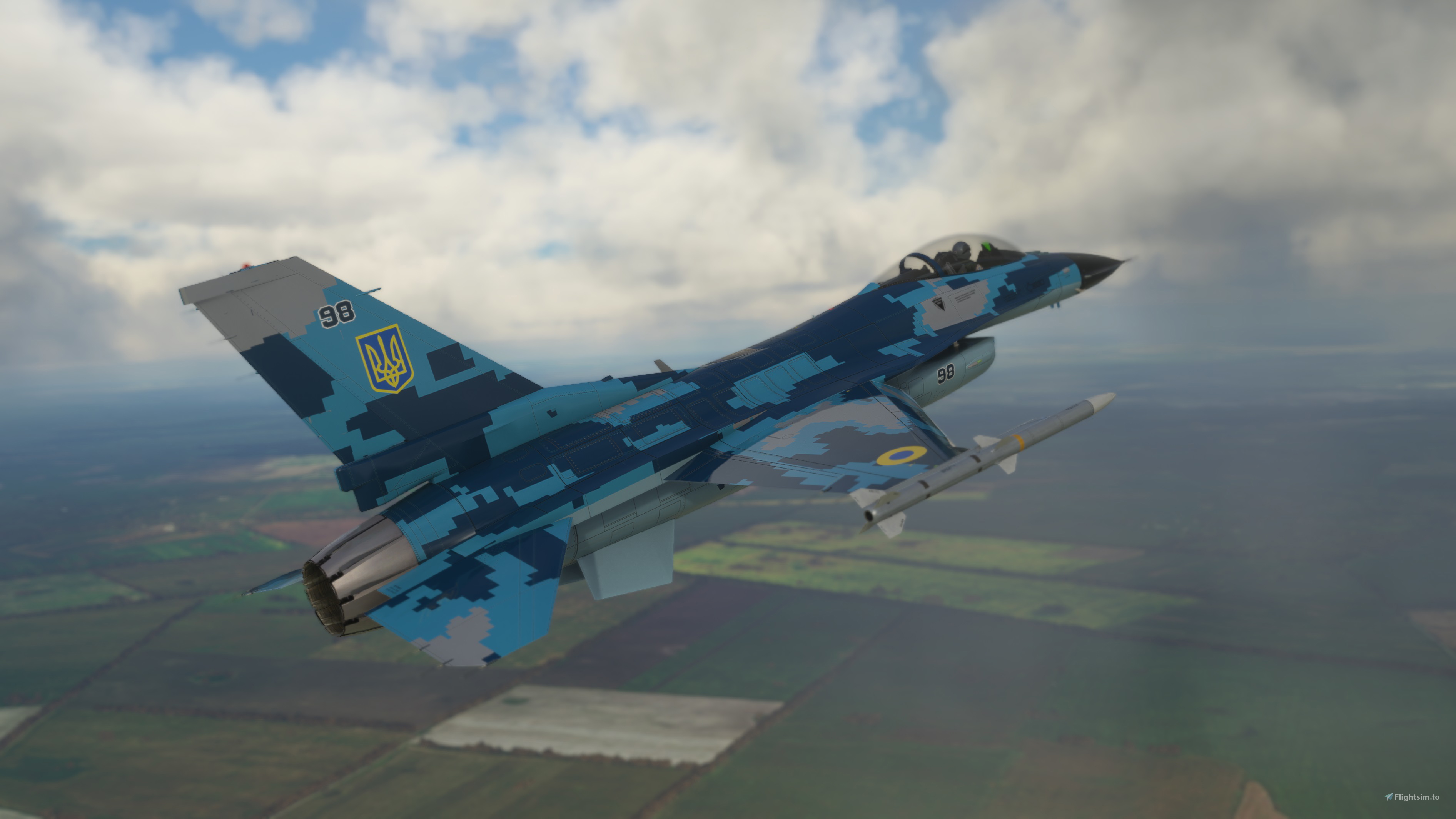 SC Designs F-16C in Ukrainian Air Force livery (Fictional) for ...
