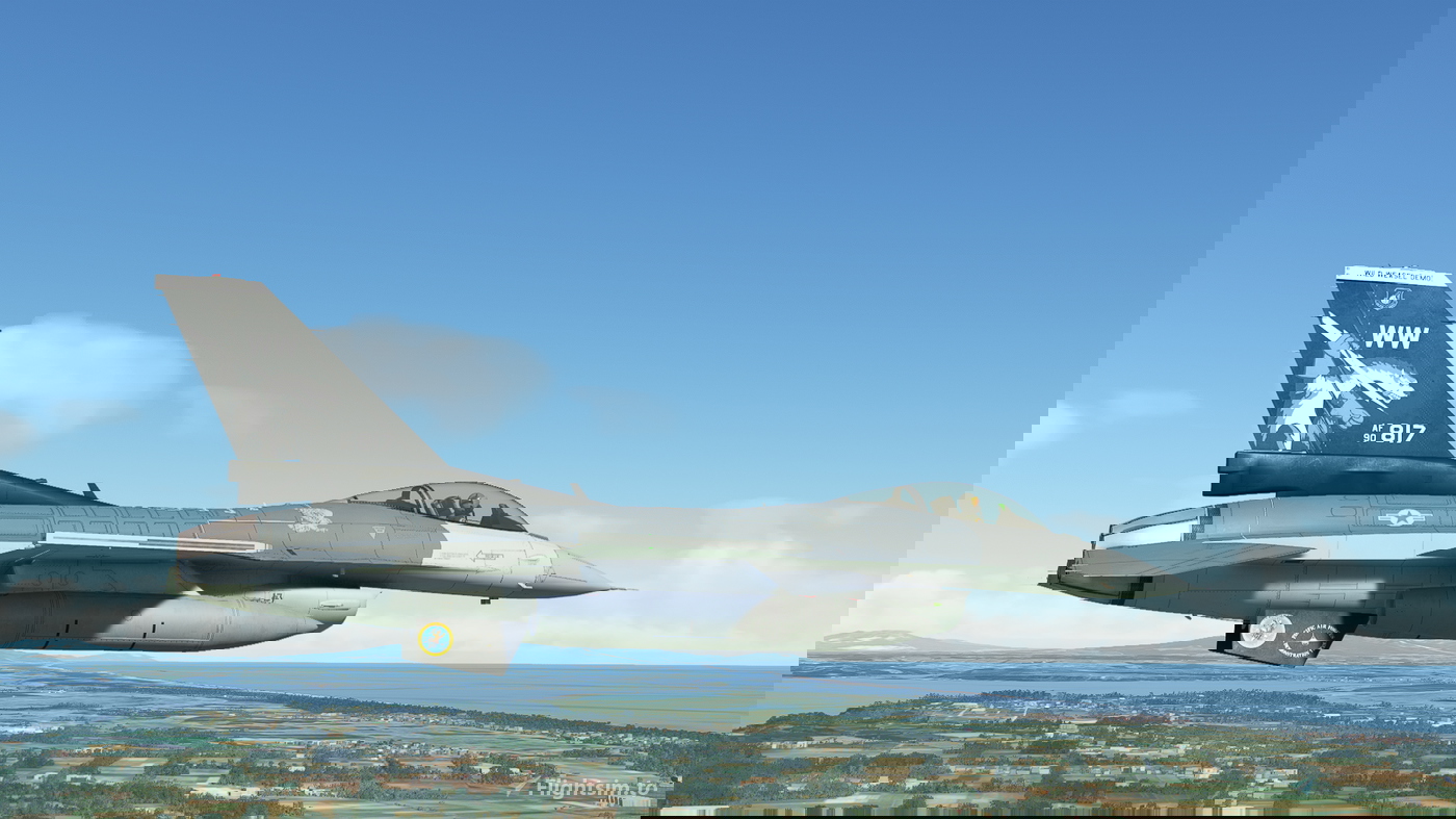 SC Designs - F-16C PACAF F-16 Demonstration Team 90-0817 for Microsoft Flight Simulator | MSFS