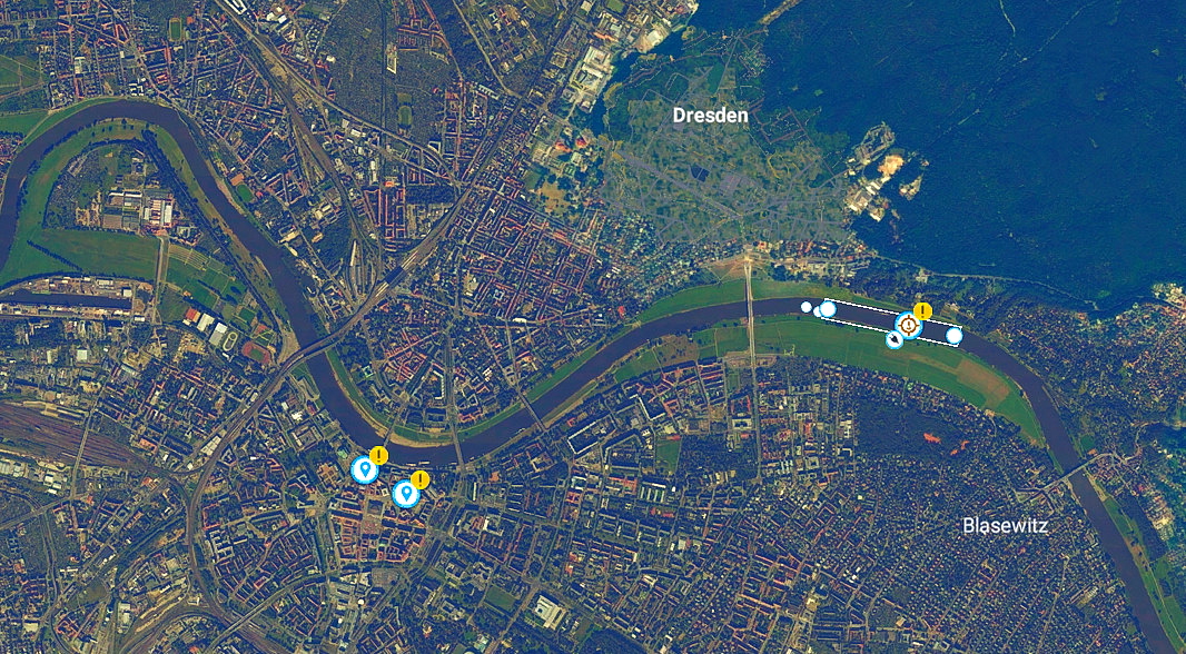Seaplane Line "Blaue Linie" Altona-Magdeburg-Dresden 1925-1926 for ...