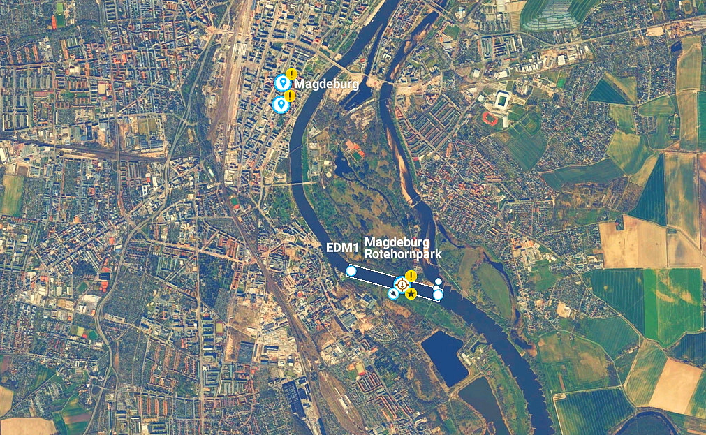 Seaplane Line "Blaue Linie" Altona-Magdeburg-Dresden 1925-1926 for ...