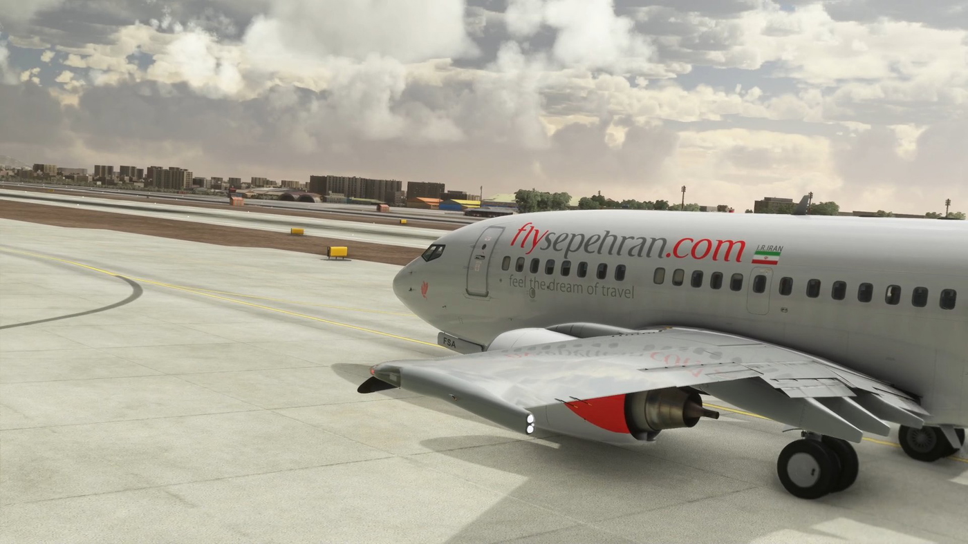 Sepehran Airlines B737-600 (EP-FSA) for Microsoft Flight Simulator | MSFS