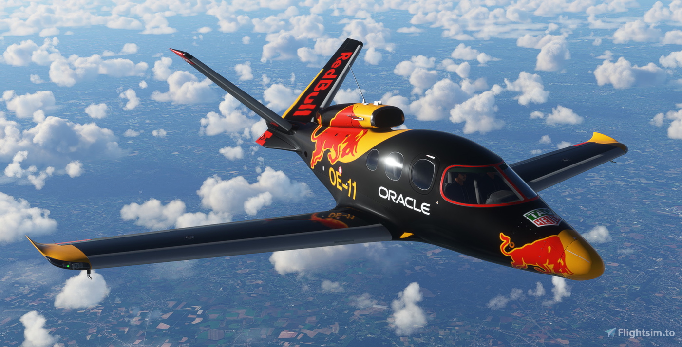 SF50 Vision Jet F1 Racing Livery Pack for Microsoft Flight Simulator | MSFS