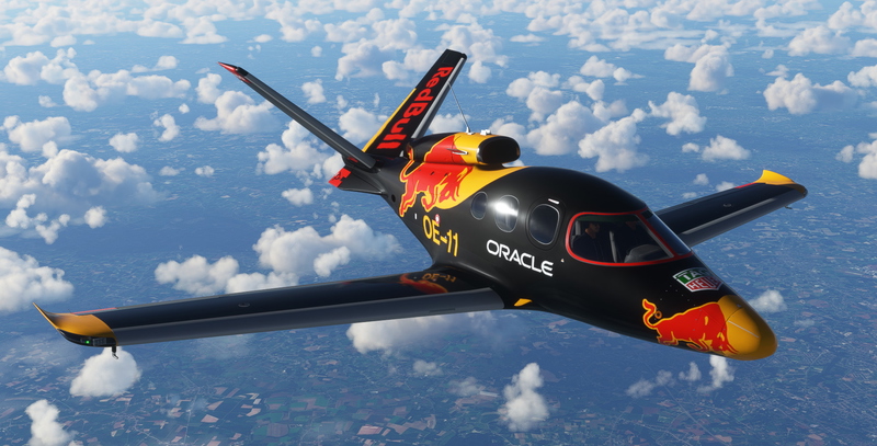 SF50 Vision Jet F1 Racing Livery Pack for Microsoft Flight Simulator | MSFS