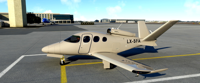 SF50 Vision Jet G2 LX-SFA & Custom reg. для Microsoft Flight Simulator ...