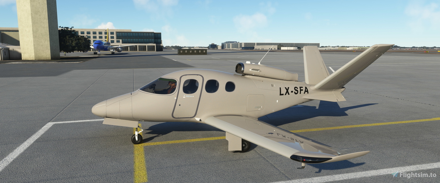 SF50 Vision Jet G2 LX-SFA & Custom reg. for Microsoft Flight Simulator ...