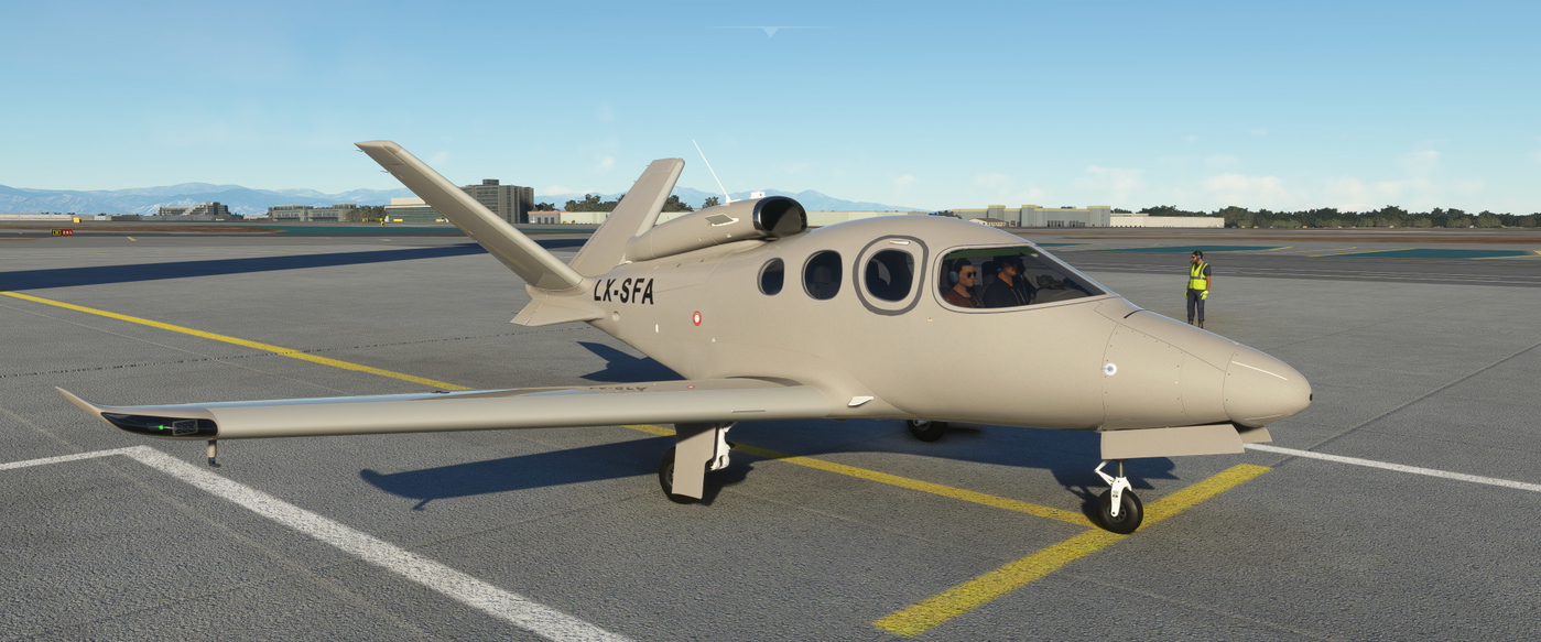 SF50 Vision Jet G2 LX-SFA & Custom reg. for Microsoft Flight Simulator ...