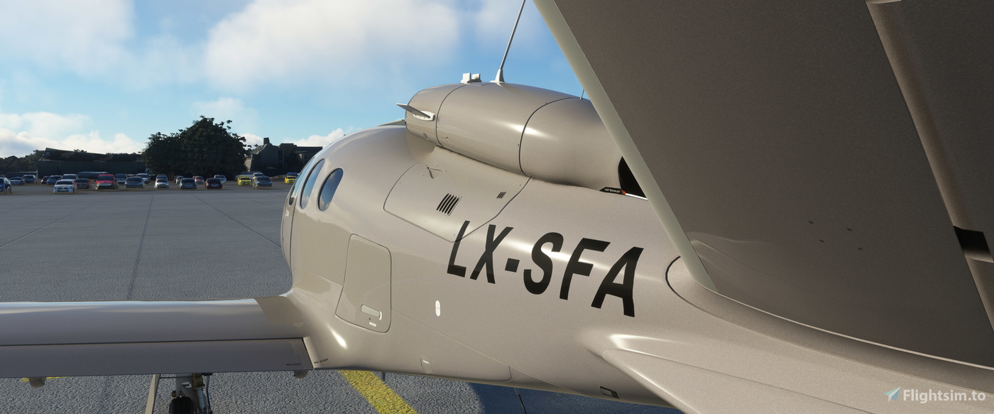 SF50 Vision Jet G2 LX-SFA & Custom reg. for Microsoft Flight Simulator ...