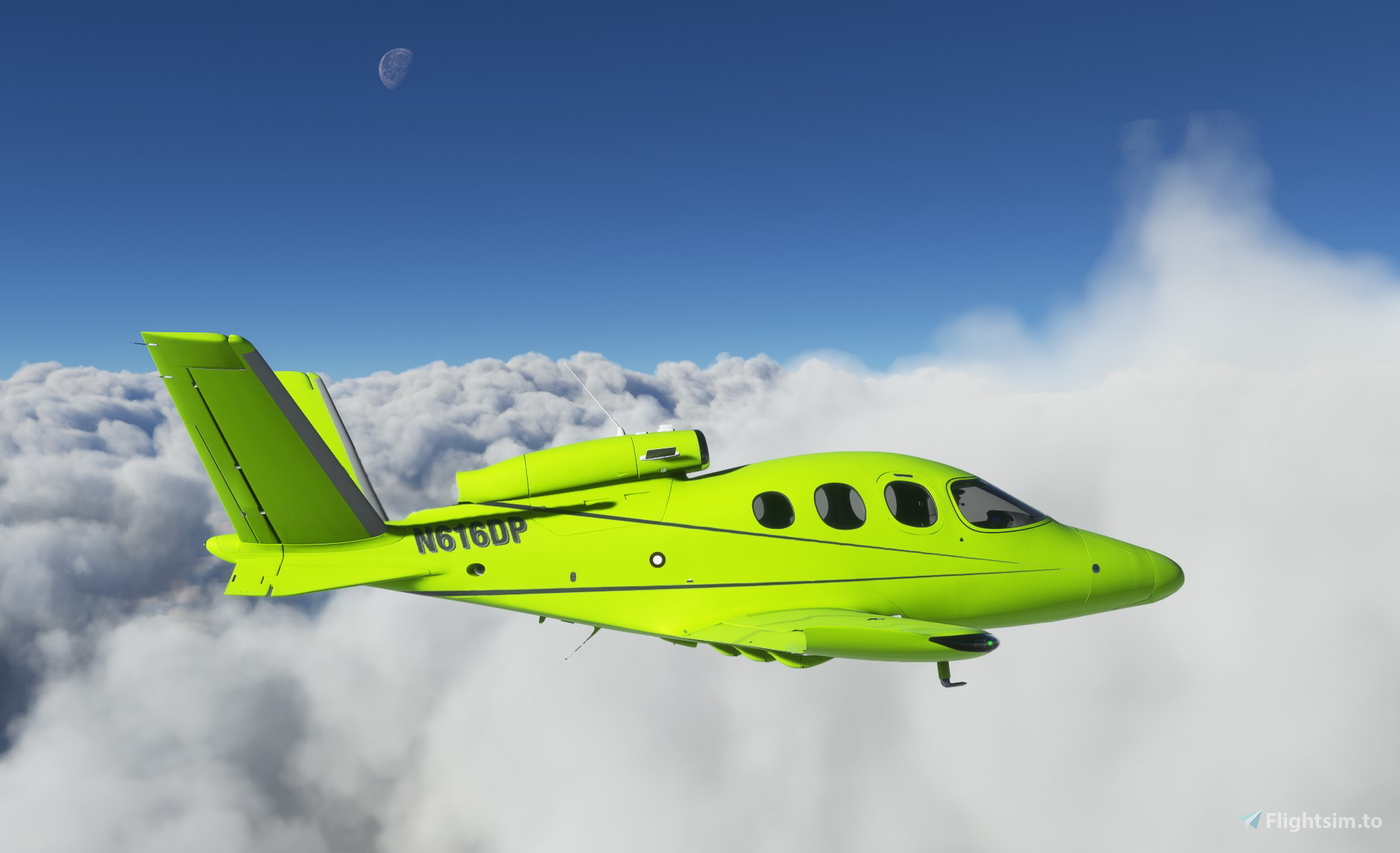 SF50 Vision Jet N616DP and Pickle for Microsoft Flight Simulator | MSFS