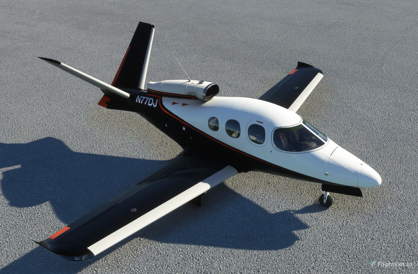 SF50 Vision Jet N77DJ for Microsoft Flight Simulator | MSFS